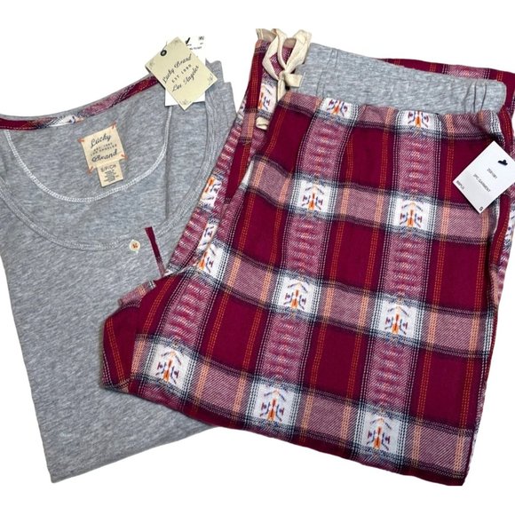 Lucky Brand | Intimates & Sleepwear | Nwt Lucky Brand 2 Piece Plaid ...